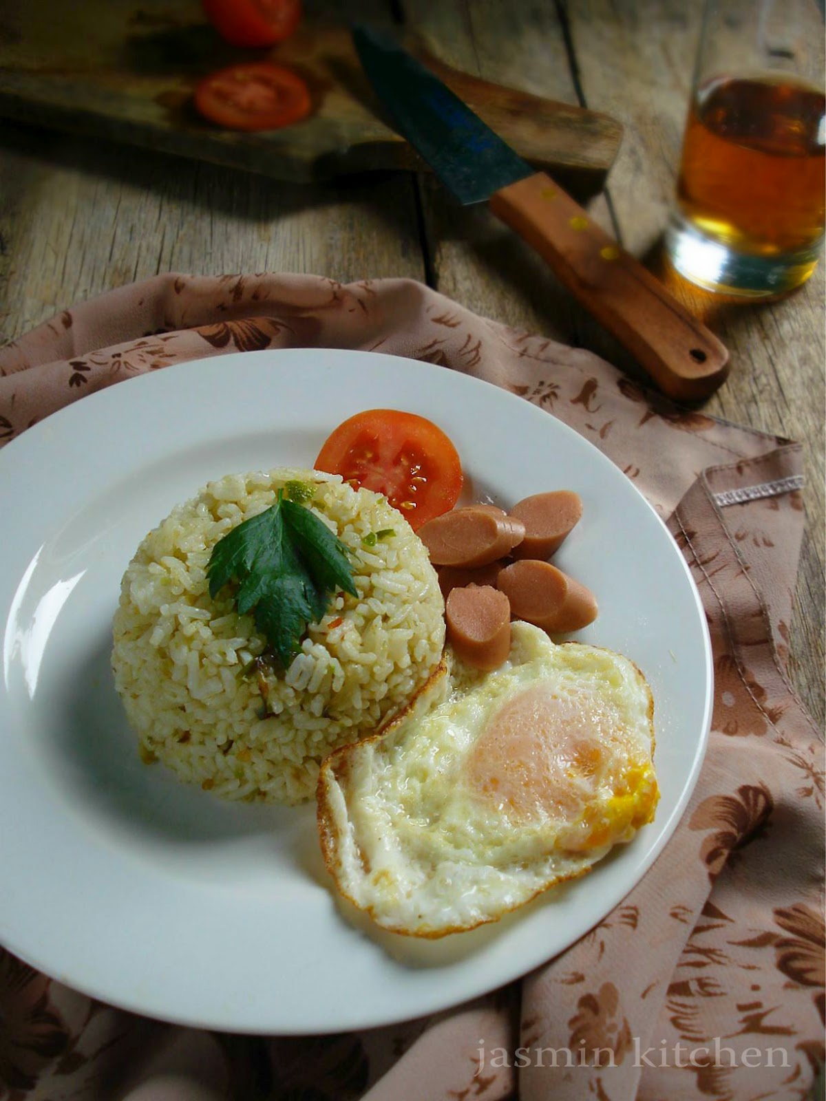 jasmin's kitchen: home style fried rice aka nasi goreng mamak style