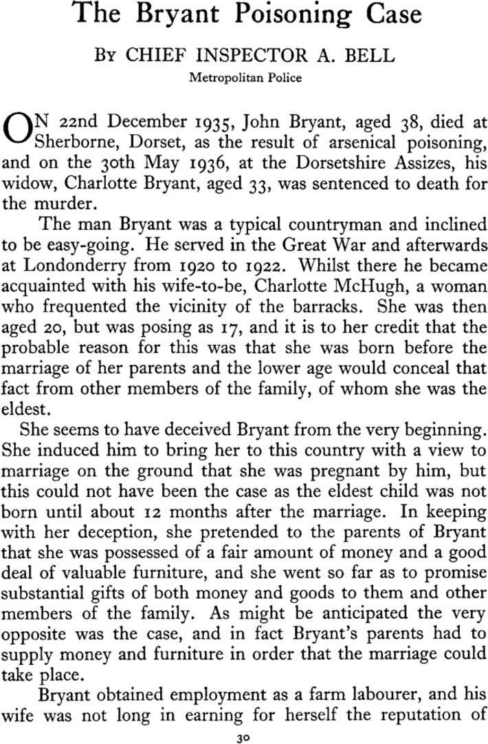 The Hidden History Blog : The Life and Death of Charlotte Bryant