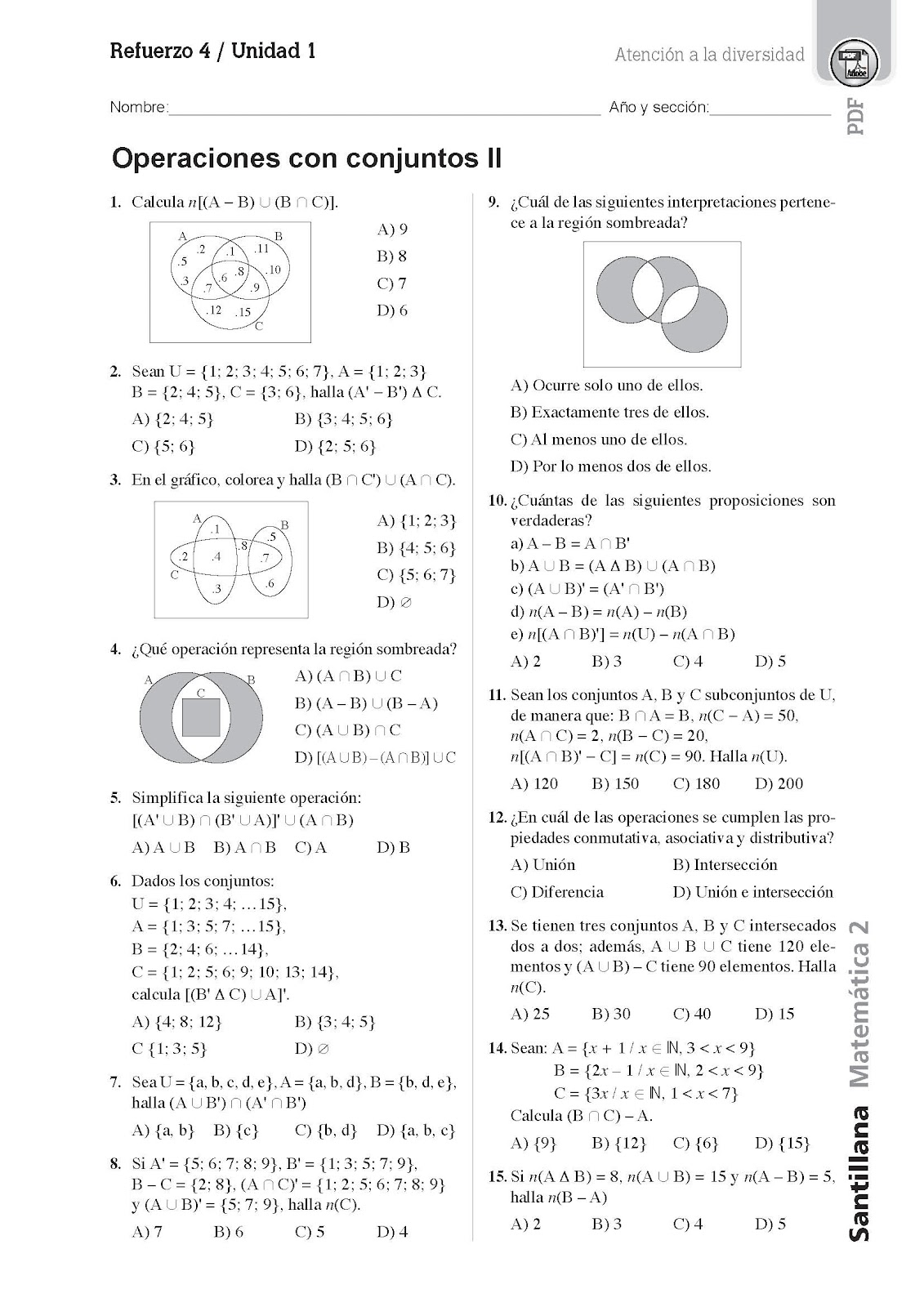 ENSEÑANZA PERSONALIZADA A DOMICILIO: CONJUNTOS SEGUNDO Y CUARTO D E ...