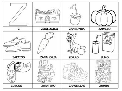 COLOREA TUS DIBUJOS: Laminas con dibujos para aprender palabras y ...