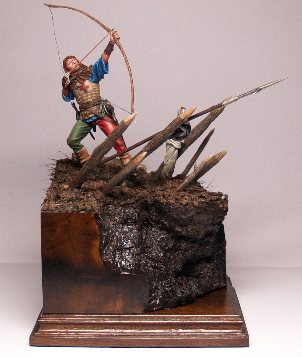 Miniatures, Paint and History: English Longbowman 75mm by Alexandros Models