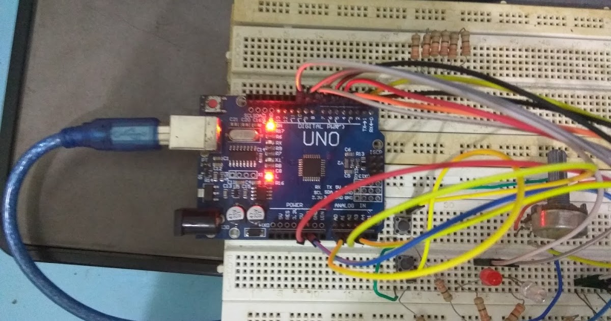 Komunikasi Serial Arduino dengan Pushbotton dan Keyboard | MEKATRONIKA