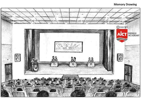Quiz Competition - Memory Drawing Sample Question