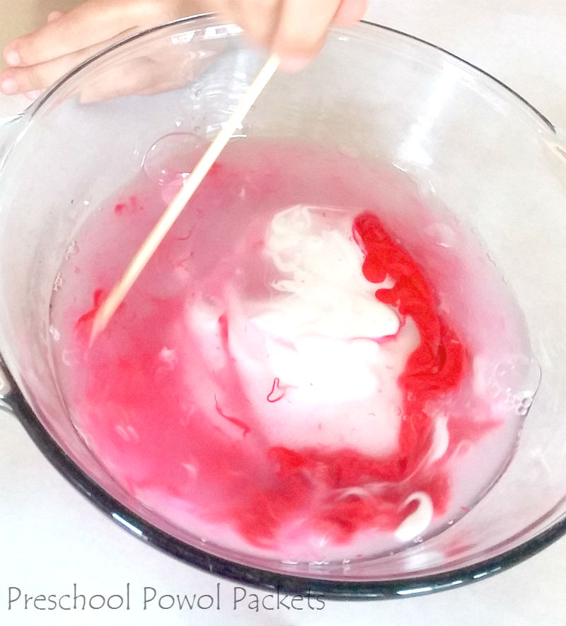 Red Sparkly Apple Slime Preschool Science Experiment | Preschool Powol ...
