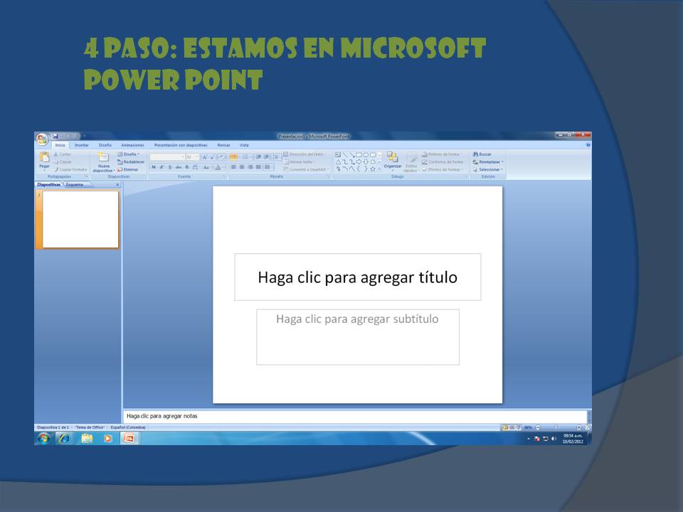 sistemic national: como entrar a microsoft power point