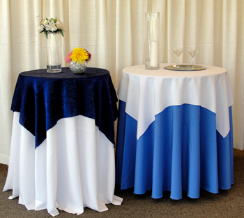 Details: Cocktail Table Linen Ideas