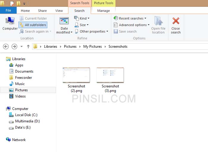PINSIL: Membuat Screenshoot dan Otomatis Menyimpannya Sebagai File Pada ...
