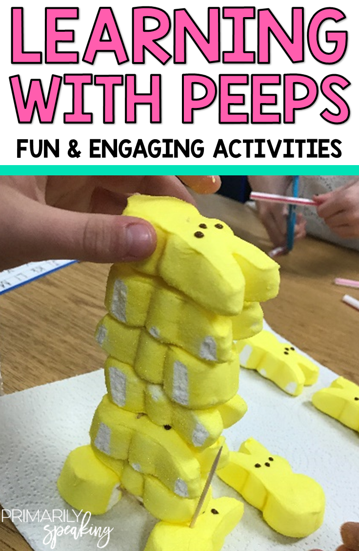 Learning with Peeps {Poetry and a STEM Challenge} | Primarily Speaking