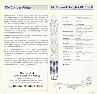 Airline memorabilia: Condor (1994/1995)