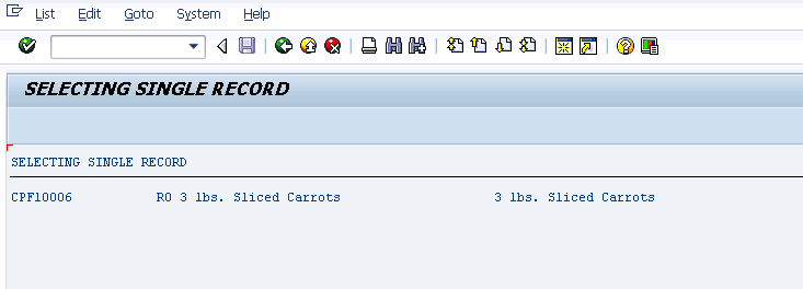 Fetching single record from database