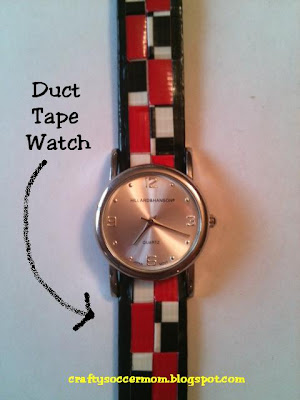 Crafty Soccer Mom: Duct Tape Watch