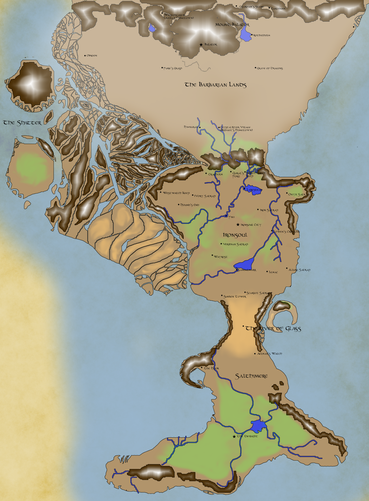 Author Kristopher Cruz's Blog: Completed World Map!