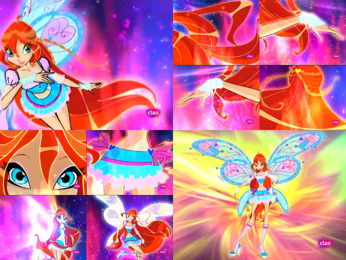 Posters de las transformaciones del Winx Club believix!!