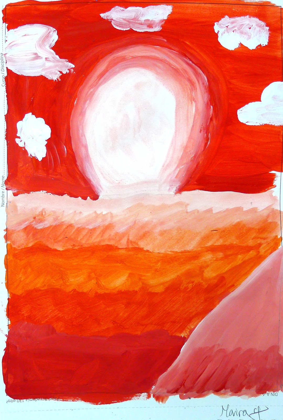 Espacio Arte Libre: PAISAJE A UN SOLO COLOR ( MONOCROMÁTICO )