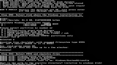 Resetowanie/Łamanie hasła administratora Offline NT Password & Registry ...