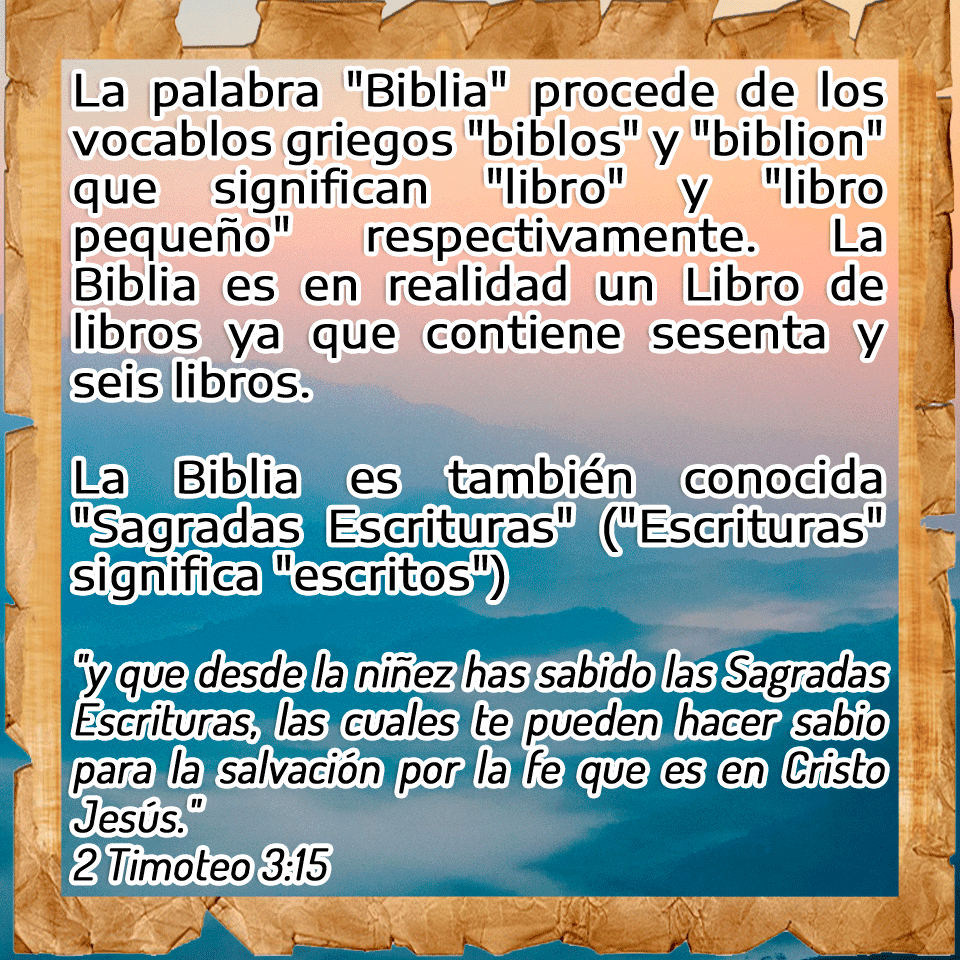 LA BIBLIA ¿QUÉ ES? - BIBLIA NOTAS