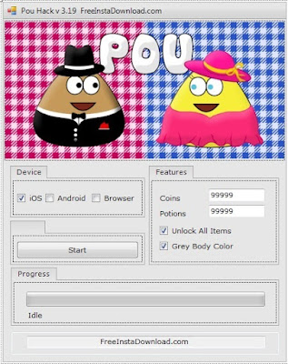 megadownloder: the Pou hack tool