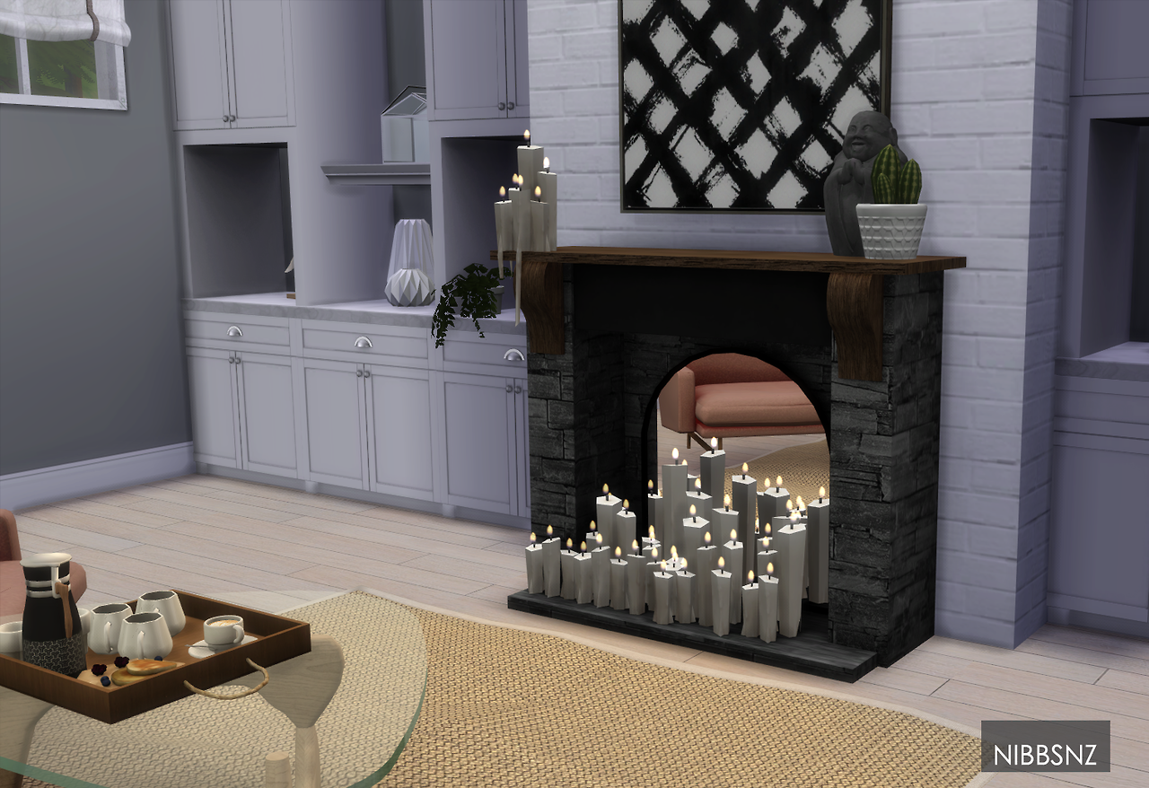 All4sims Modern Fireplace Sims 4 Downloads