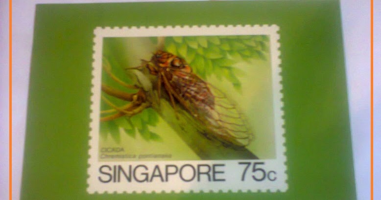 philatelyandpostcards2012: AMERIPEX SINGAPORE Cicada