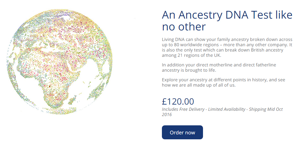 Cruwys news: Living DNA – a new genetic ancestry test providing ...