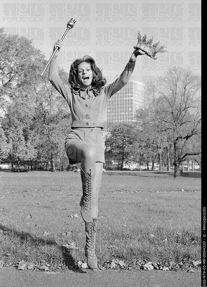 Miss World 1971: Lucia Petterle from Brazil.