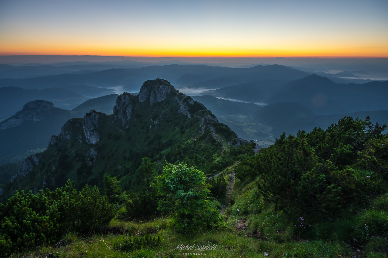 Wielki Rozsutec w Małej Fatrze...