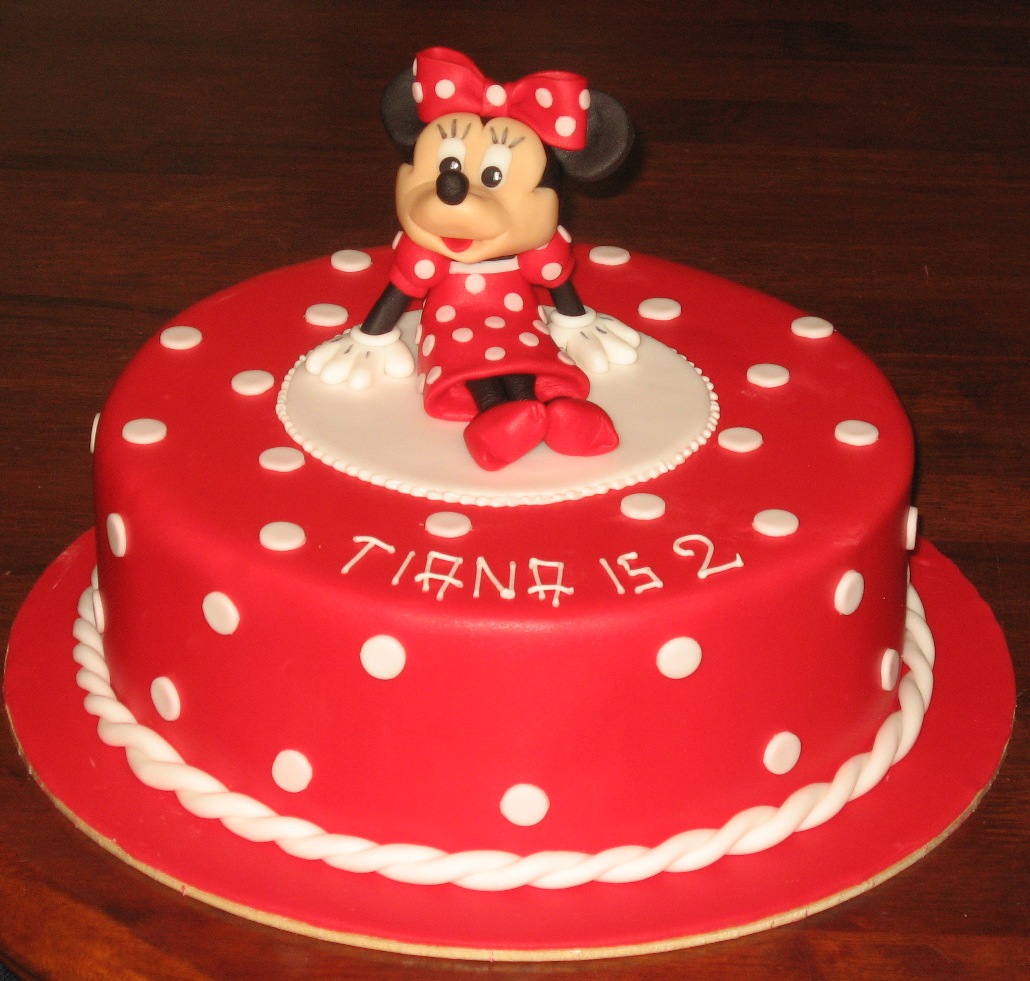 Let Them Eat Cake: Red Minnie Mouse