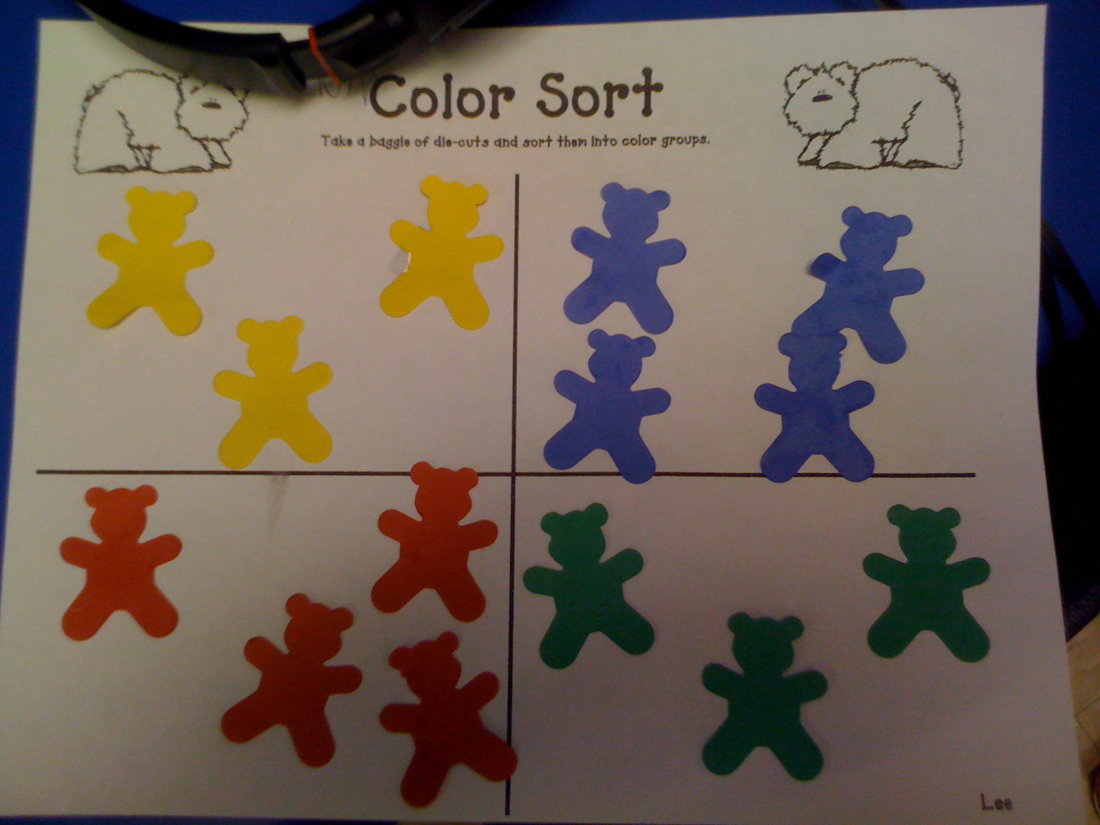 Mrs. Lee's Kindergarten: Color Fun and Brown Bear!