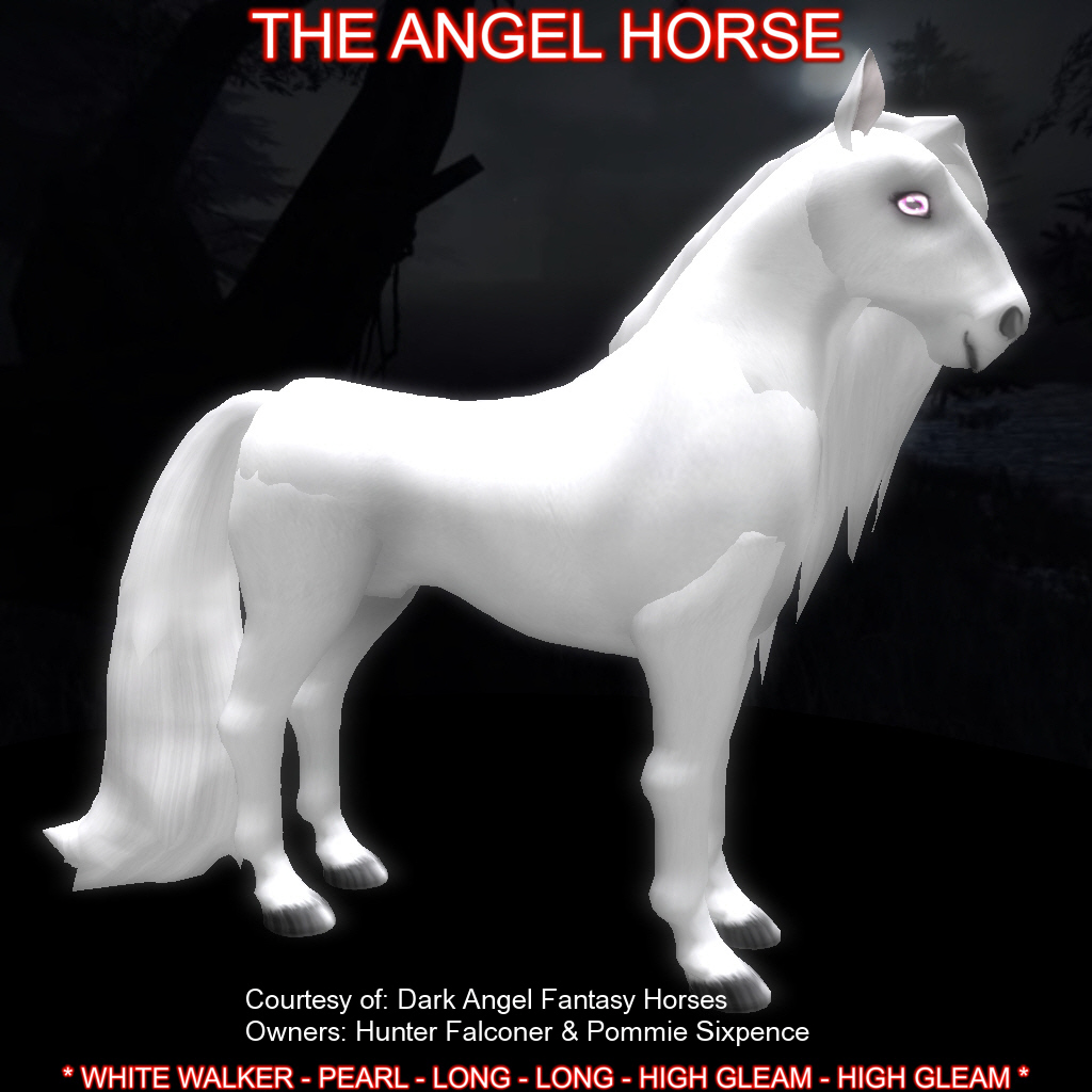 Dark Angel and Heavenly Angel Fantasy Horses: THE ANGEL HORSE
