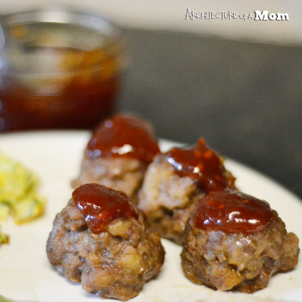 Architecture of a Mom: Easy Savory Meatballs