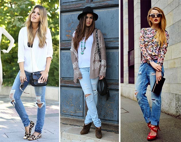 Los jeans rasgados se toman las calles. ¿Cómo lucirlos? | Nueva Adicción