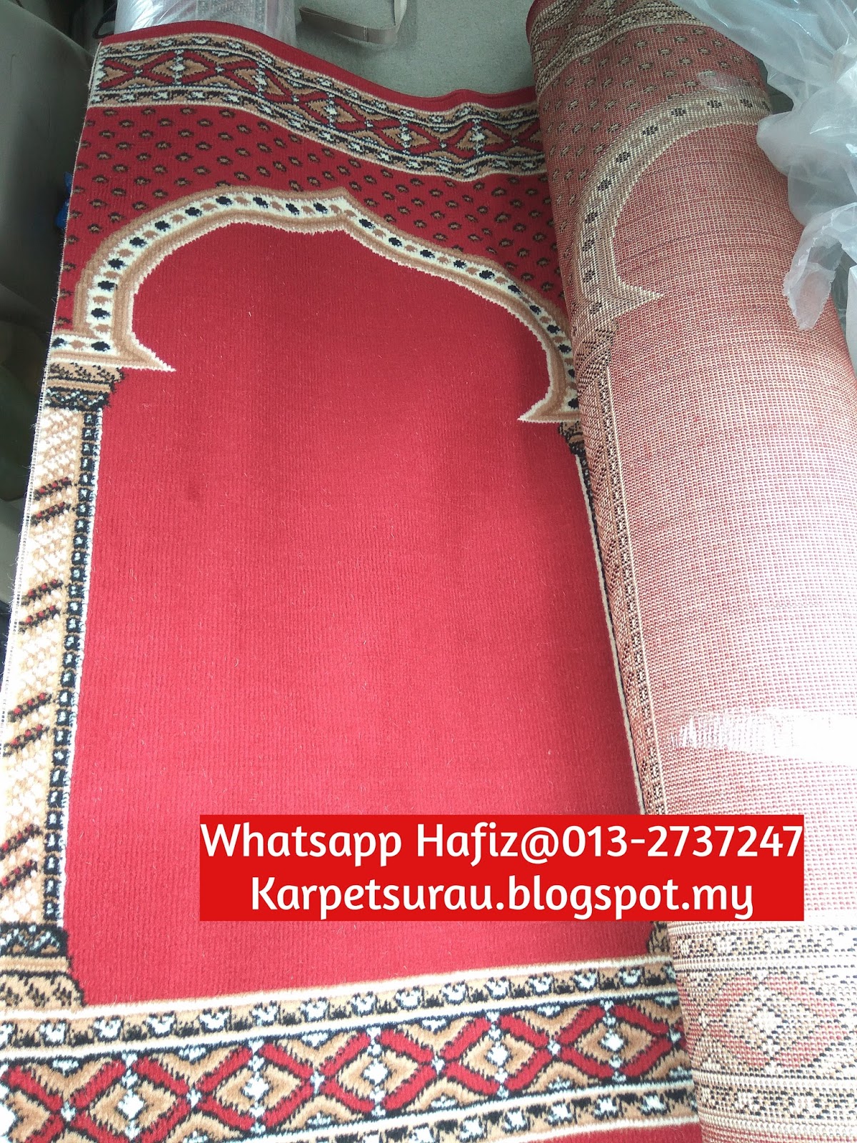 Karpet Surau / Masjid Murah.. Sejadah Sujud Saf Panjang Readymade