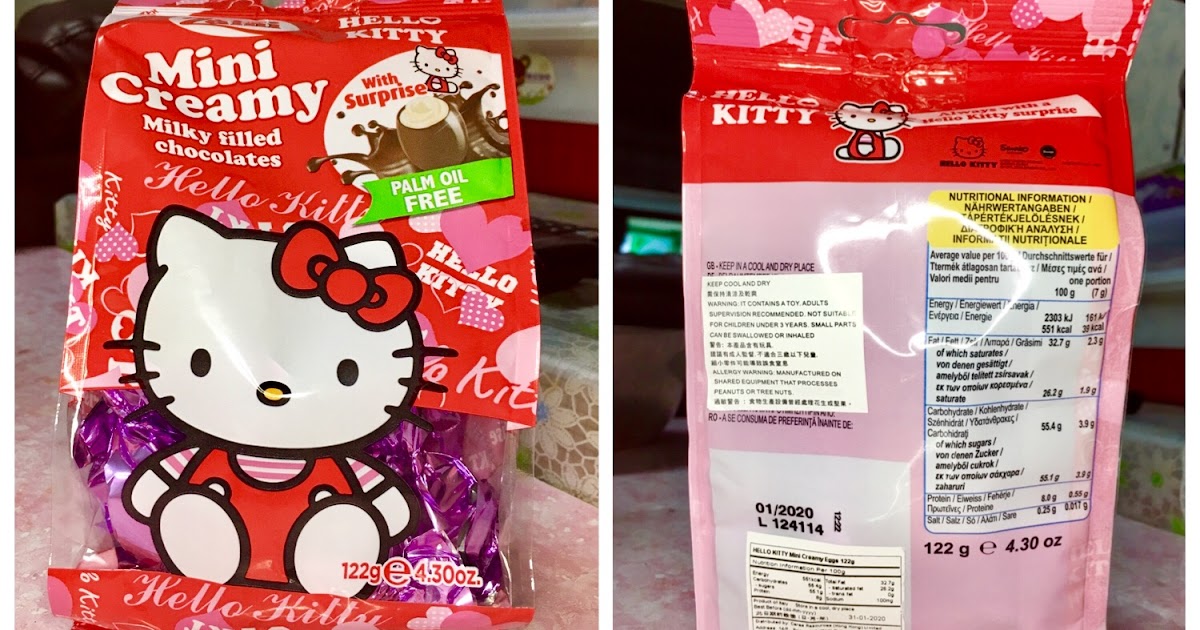 味之素: Zaini mini creamy milk filled chocolates - hello kitty