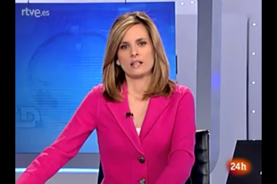 vuesalatele: 2012 01 10 @06H45 - ANA ROLDAN, TVE 24H, TELEDIARIO MATINAL