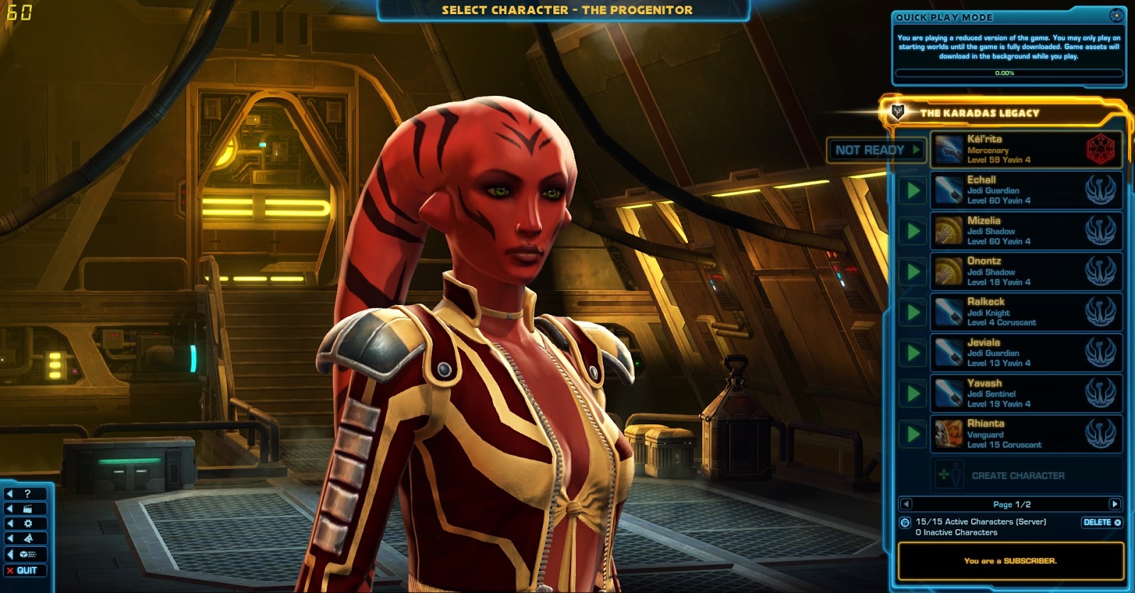 SWTOR RP: Character Introduction: Kel'rita