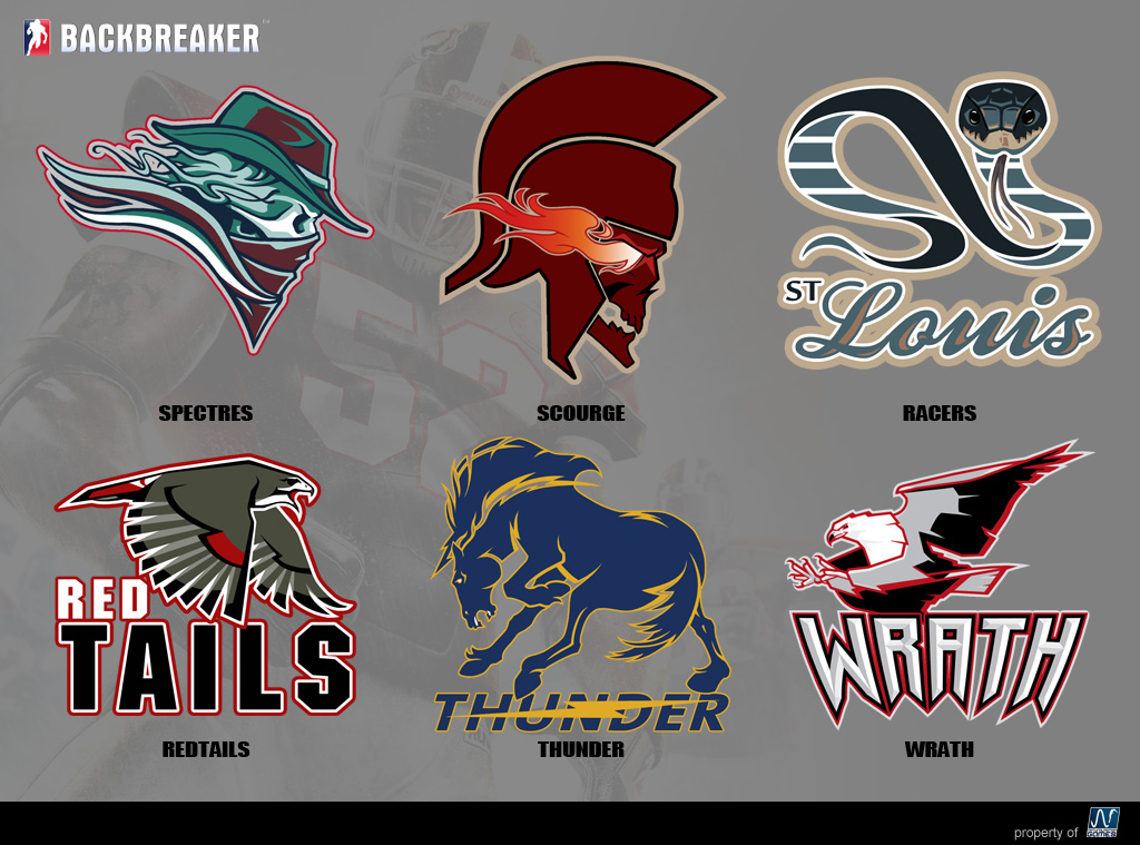 DAMIEN MURPHY - Portfolio Blog: Backbreaker logos