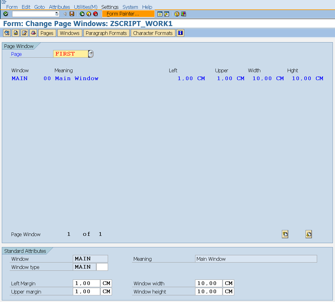 TECHSAP : SCRIPT : Simple Design and driver program for SAP Script