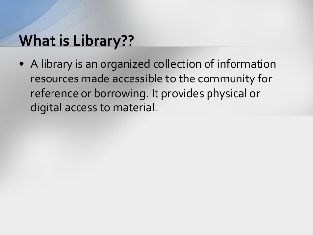 The Major types of Libraries - Dept. of ISLM in Bangladesh