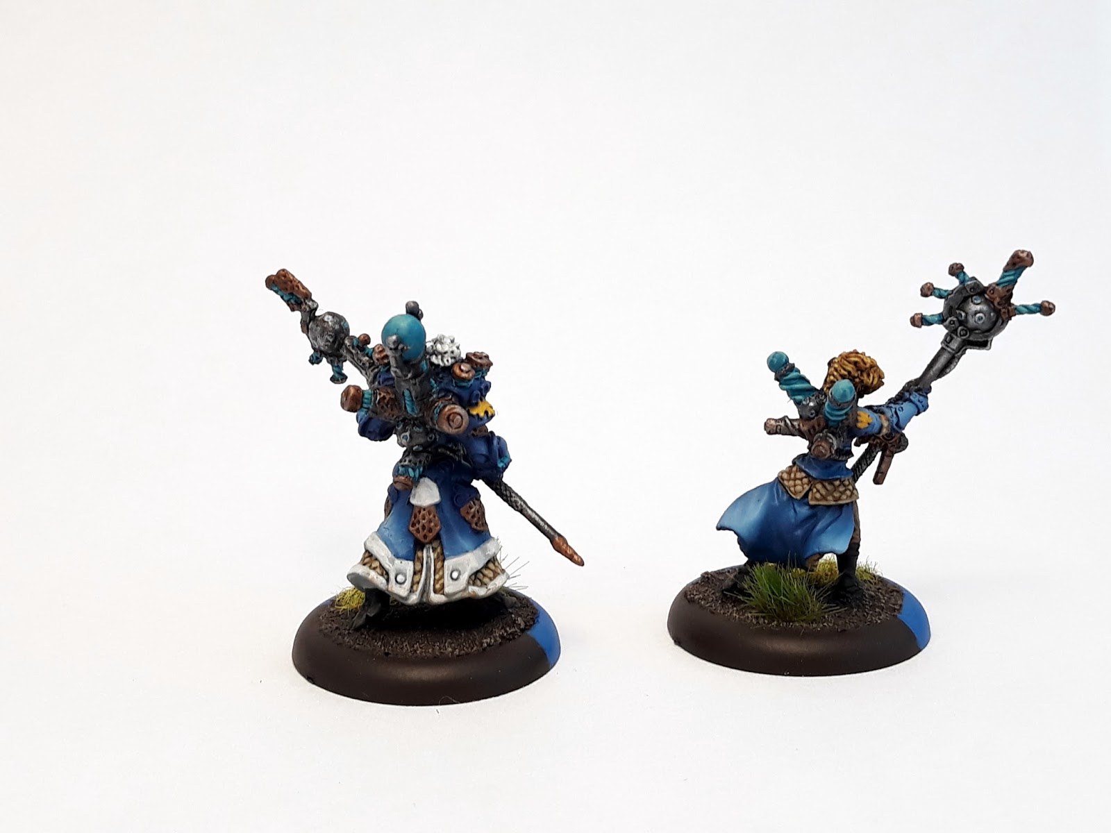 Warmachine Cygnar Artificer General Nemo & Storm Chaser Finch