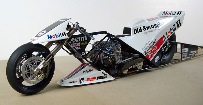 Racing Scale Models: "Top Fuel" Drag Racing Motorcycle by Jimmy Cancino