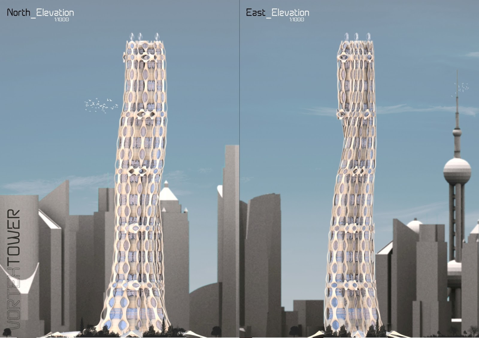 archstudies.gr: VORTEX TOWER. The Urban Hub.