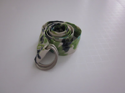 The Crafty Novice: DIY Sew: Fabric Belt