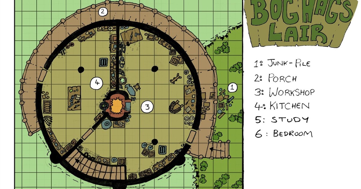 Beholder Pie: Here Be Dungeons 4: Bog Hag's Lair