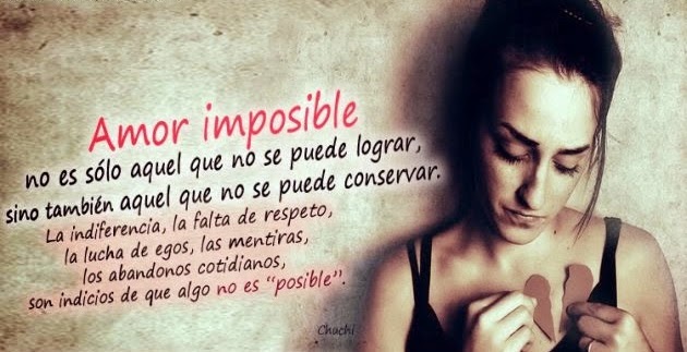 Frases De Amor Imposible Frases Bonitas De Amor