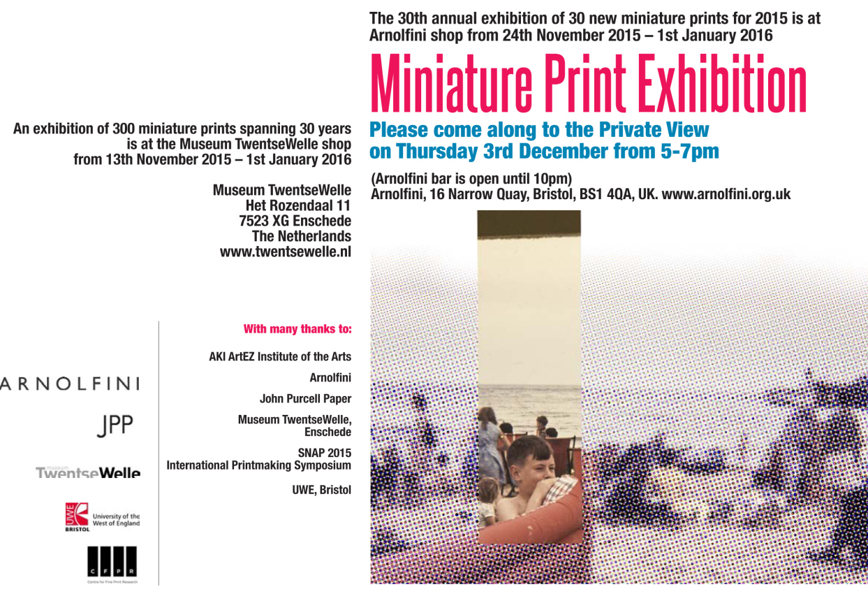 Jono Sandilands: Miniature Print Exhibition