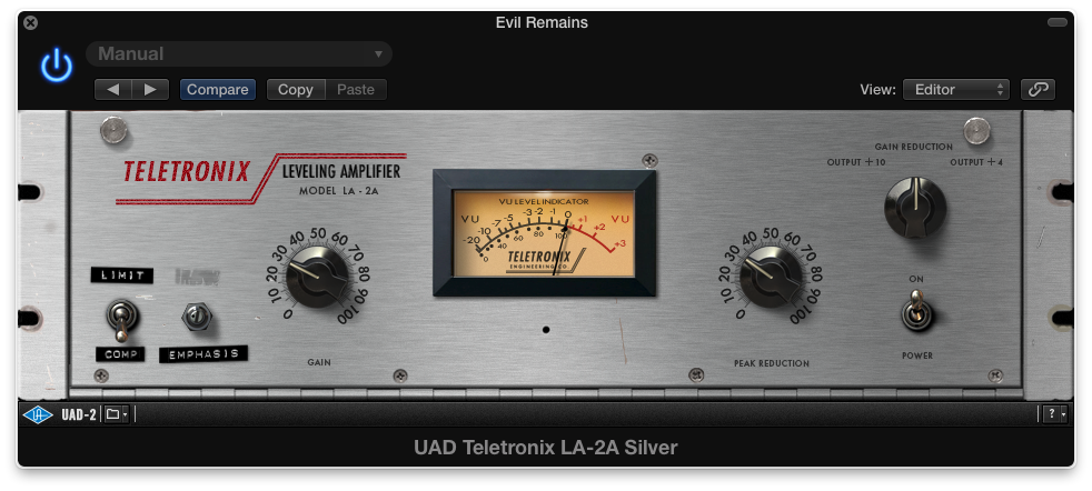 UAD LA2A COLLECTION Silver