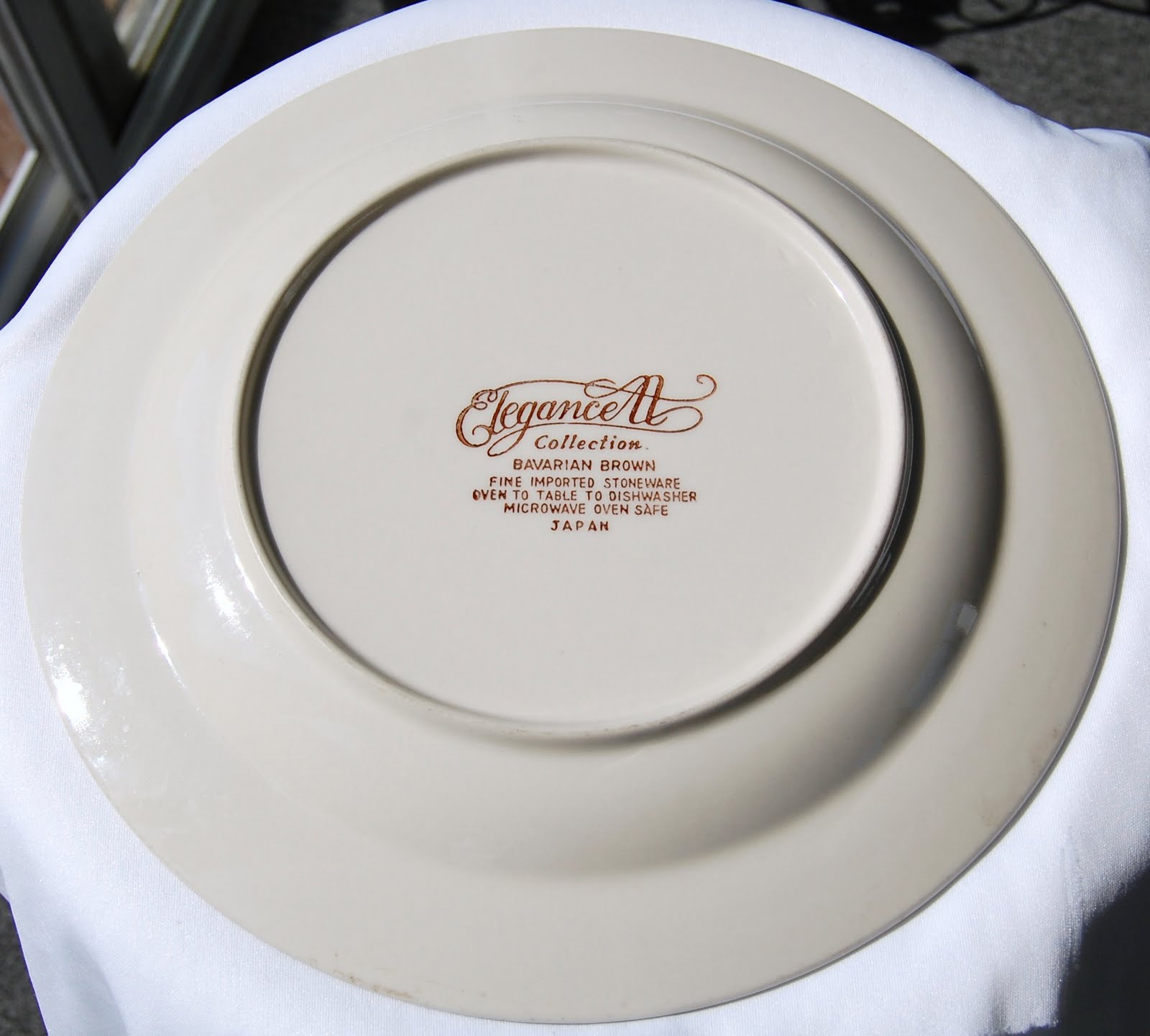 Found 2nd Hand: Elegance II Collection Bavarian Brown Stoneware Dinner ...