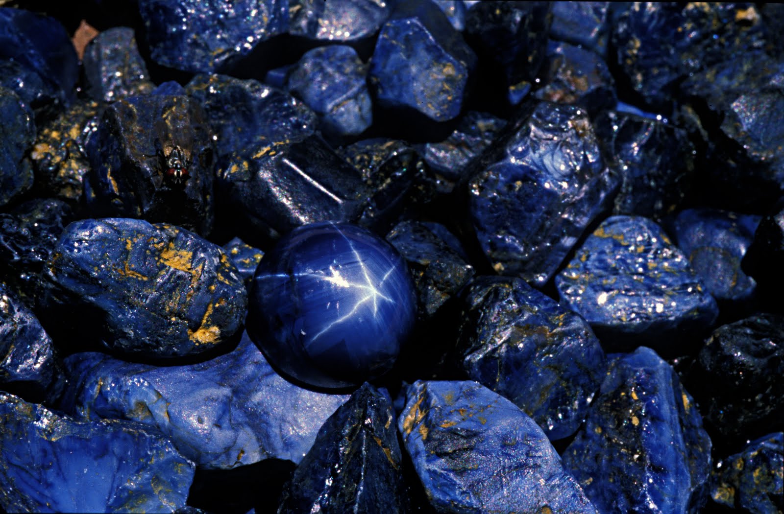 saphiretoile: Saphir étoilé porté au rouge