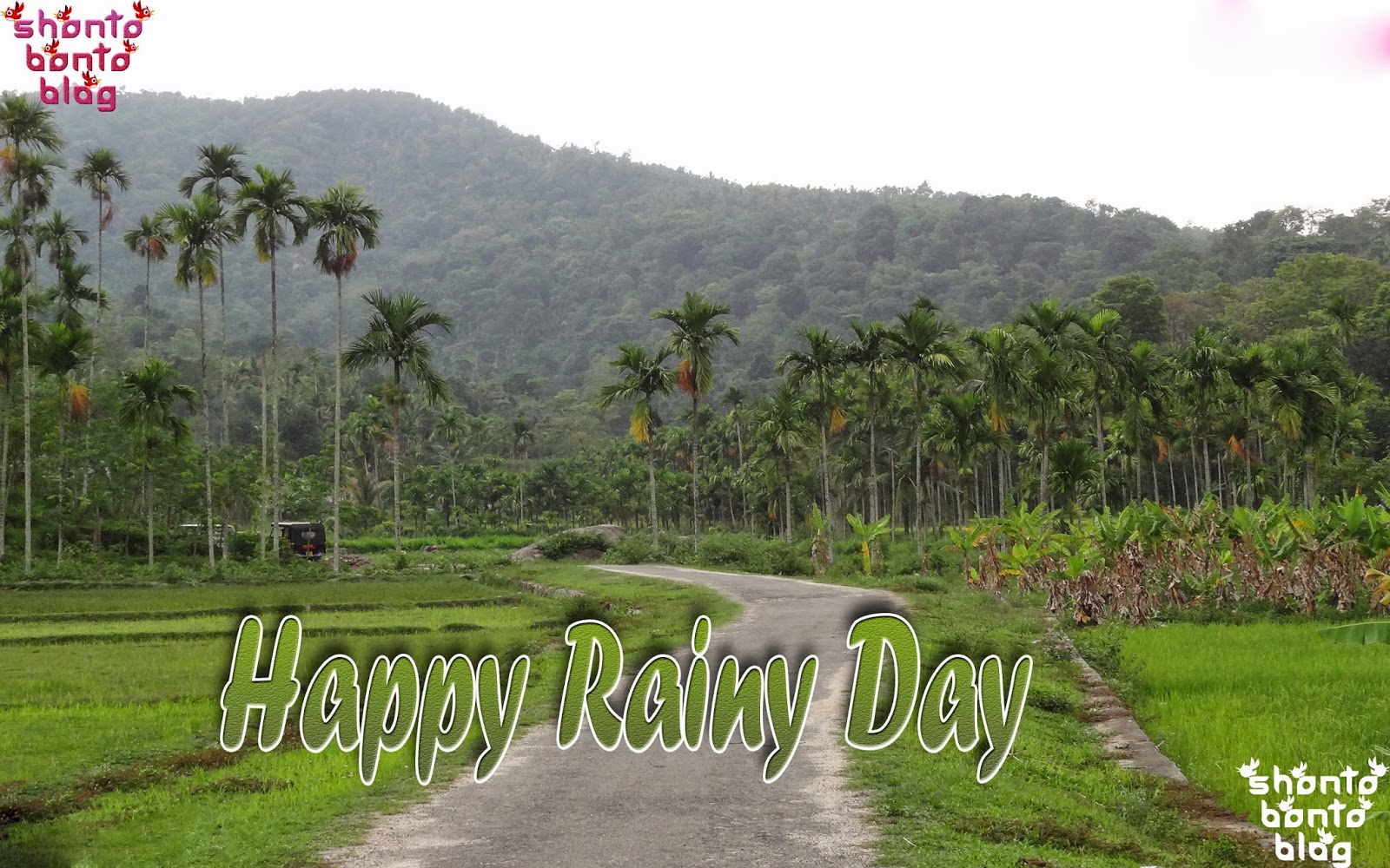 top wallpaper: Happy Rainy Day Wishes Wallpaper With Wishes Messages