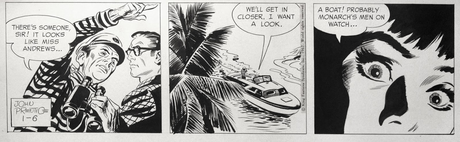 Original Comic Strip, Animation and Illustration Art: Rip Kirby par ...